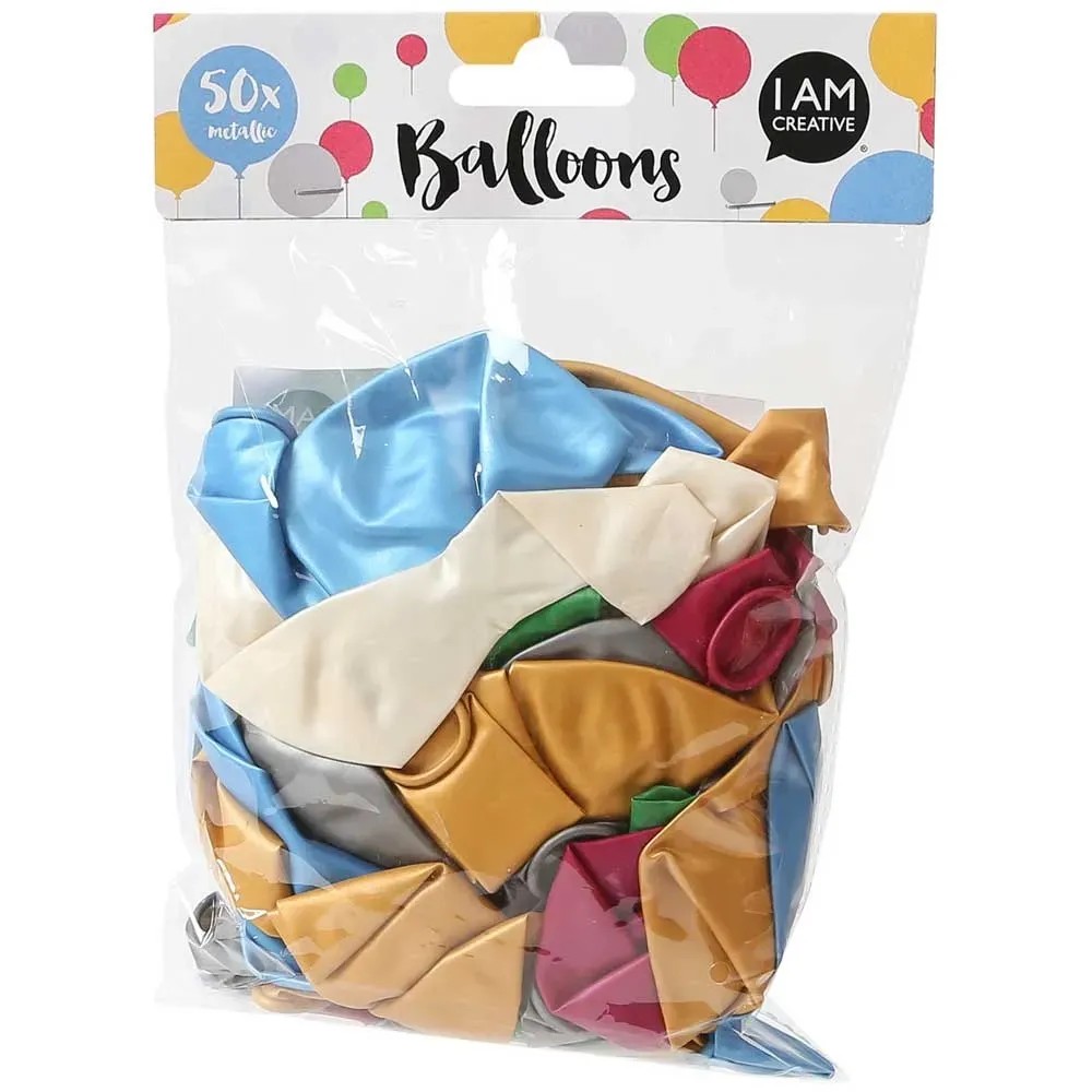 Deko-Luftballons Let's Celebrate Metallic Ø 30 cm / 50 Stk. kaufen bei OBI