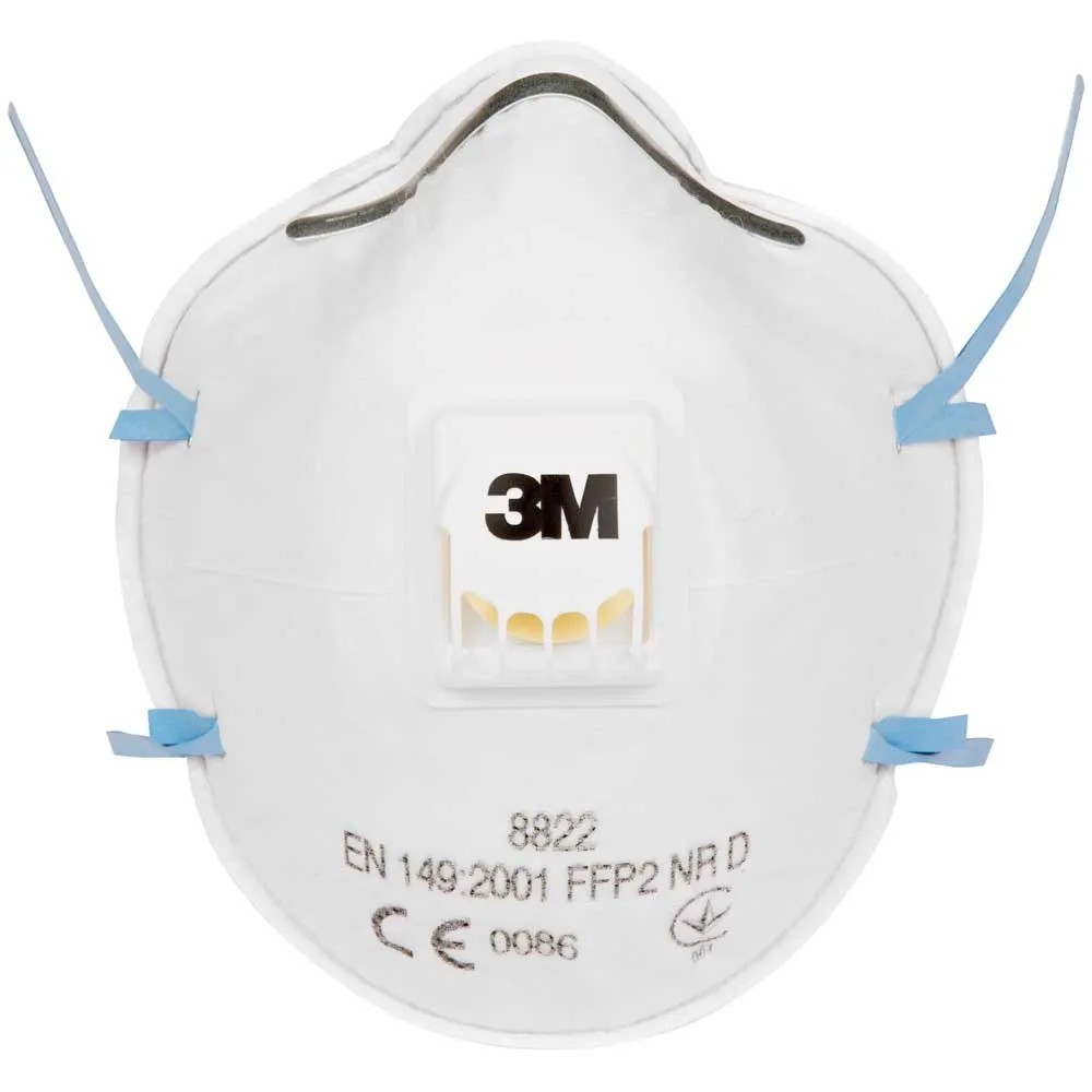 3M Masque de protection respiratoire 8822PRO10 / 10 pcs