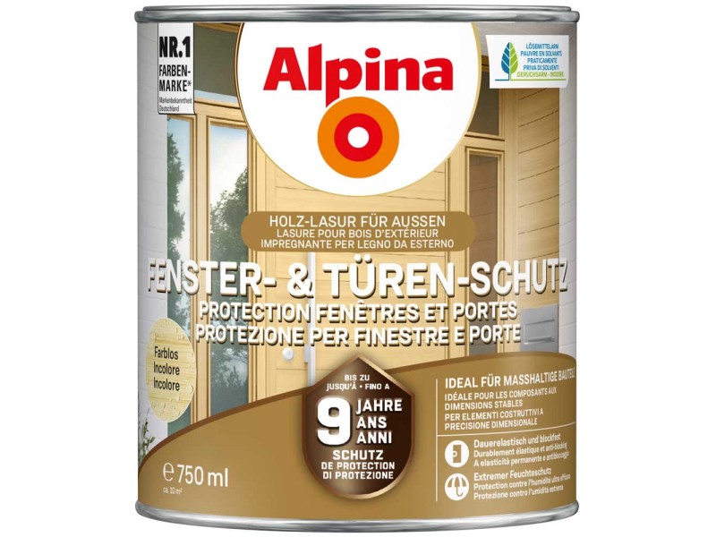 Alpina Fenster- & Türen-Schutz Farblos DIF 750 ml kaufen bei OBI