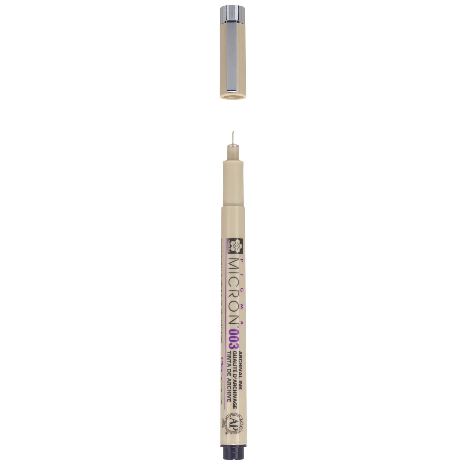 Sakura Fineliner Pigma Micron 003 Noir 0,15 mm