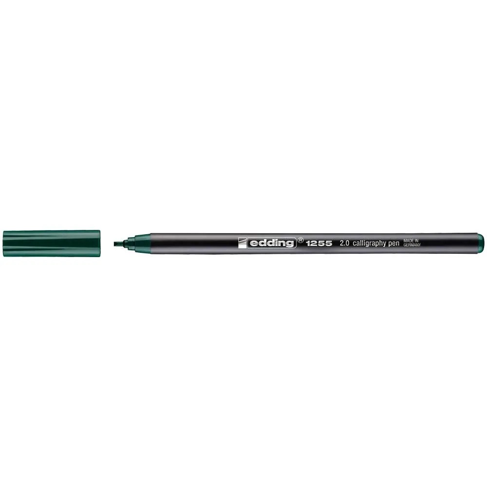 Edding Feutre calligraphie 1255 Vert bouteille 2 mm