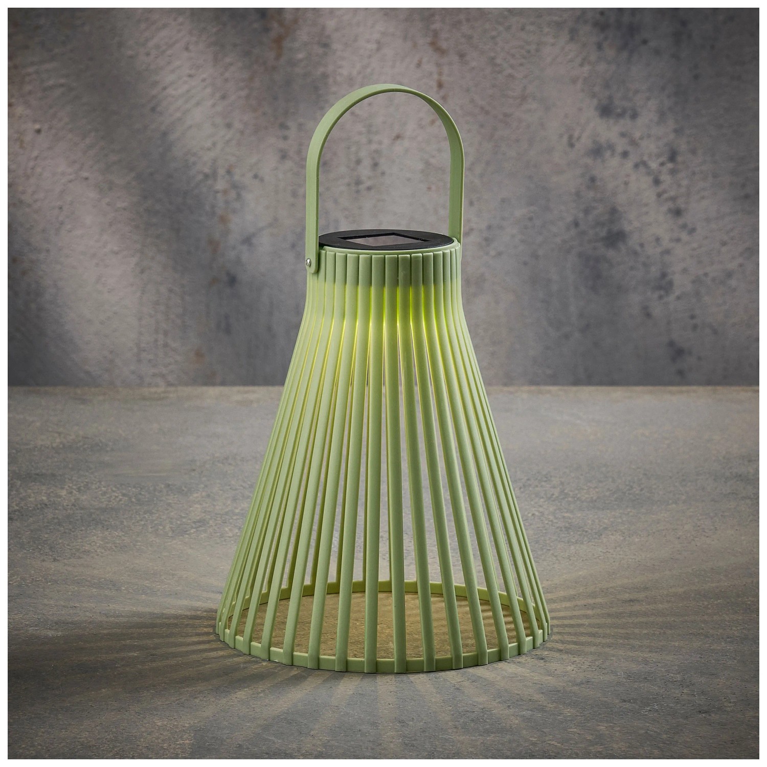 Luca Lighting LED-Solar-Laterne Grün Ø 20 cm / Höhe 24 cm kaufen bei OBI