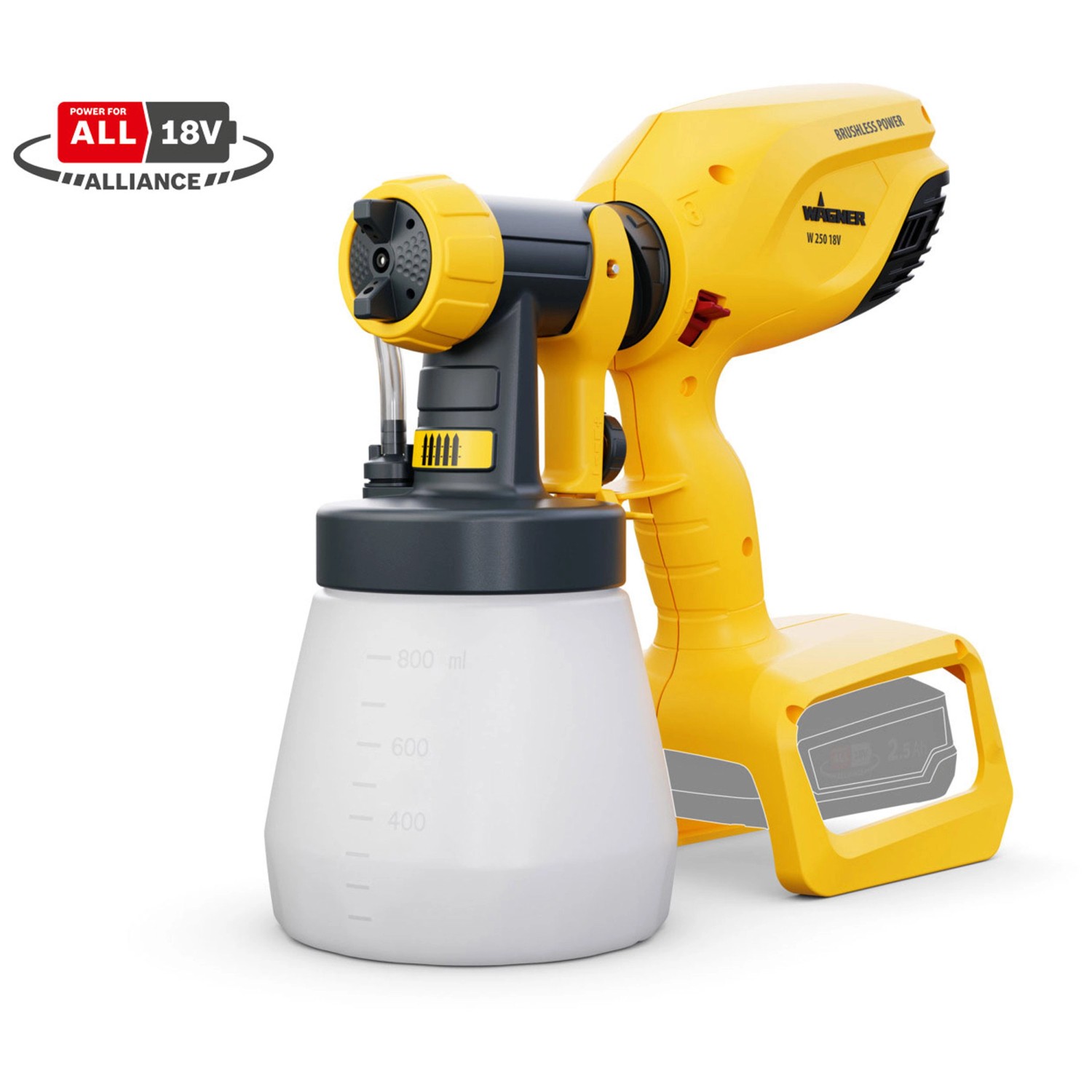 Wagner Système de pulvérisation de peinture sans fil W250 / 18 V