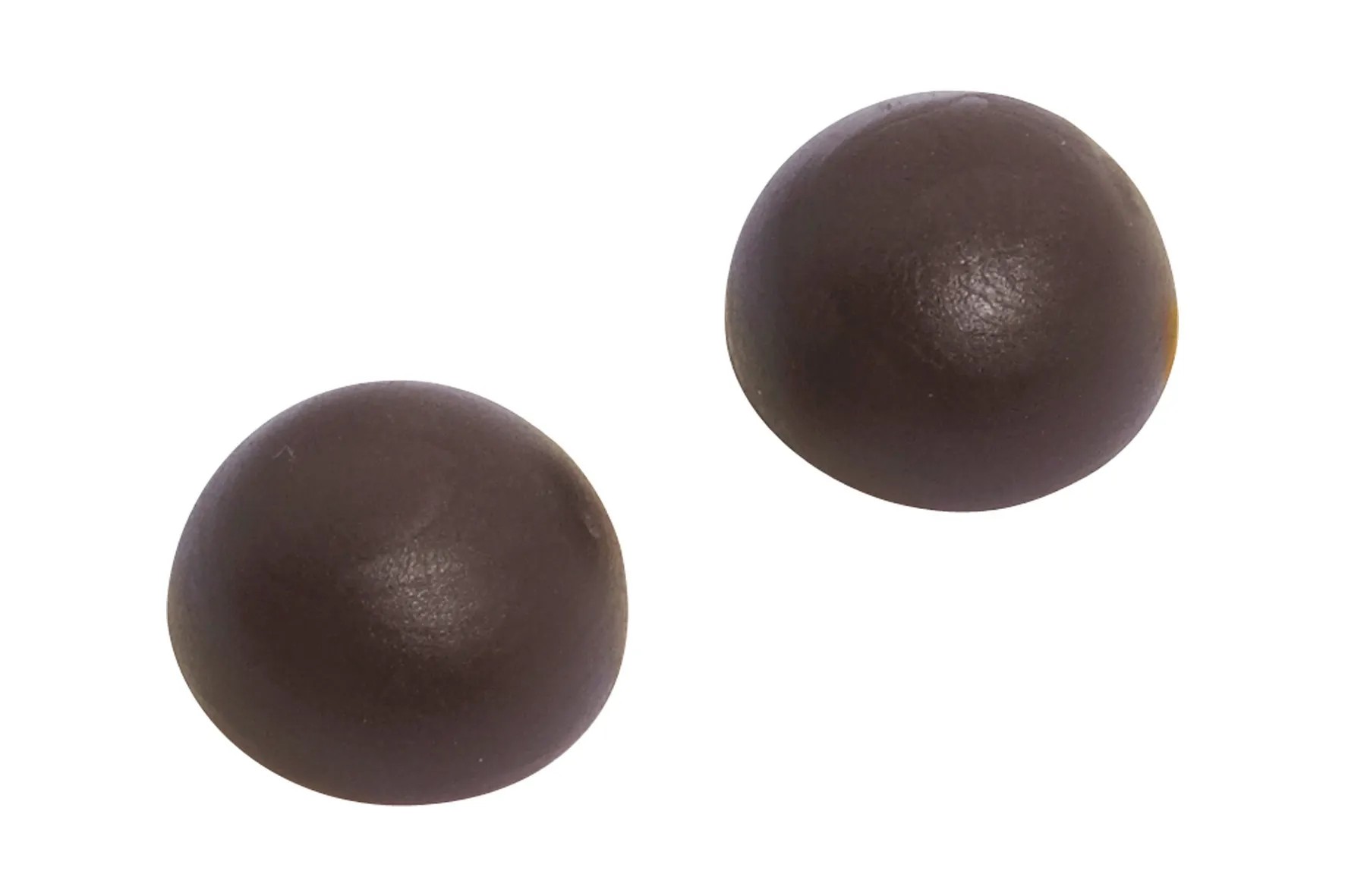 OBI Tampon de butée mural autocollant Marron Ø 22 mm 2 pcs