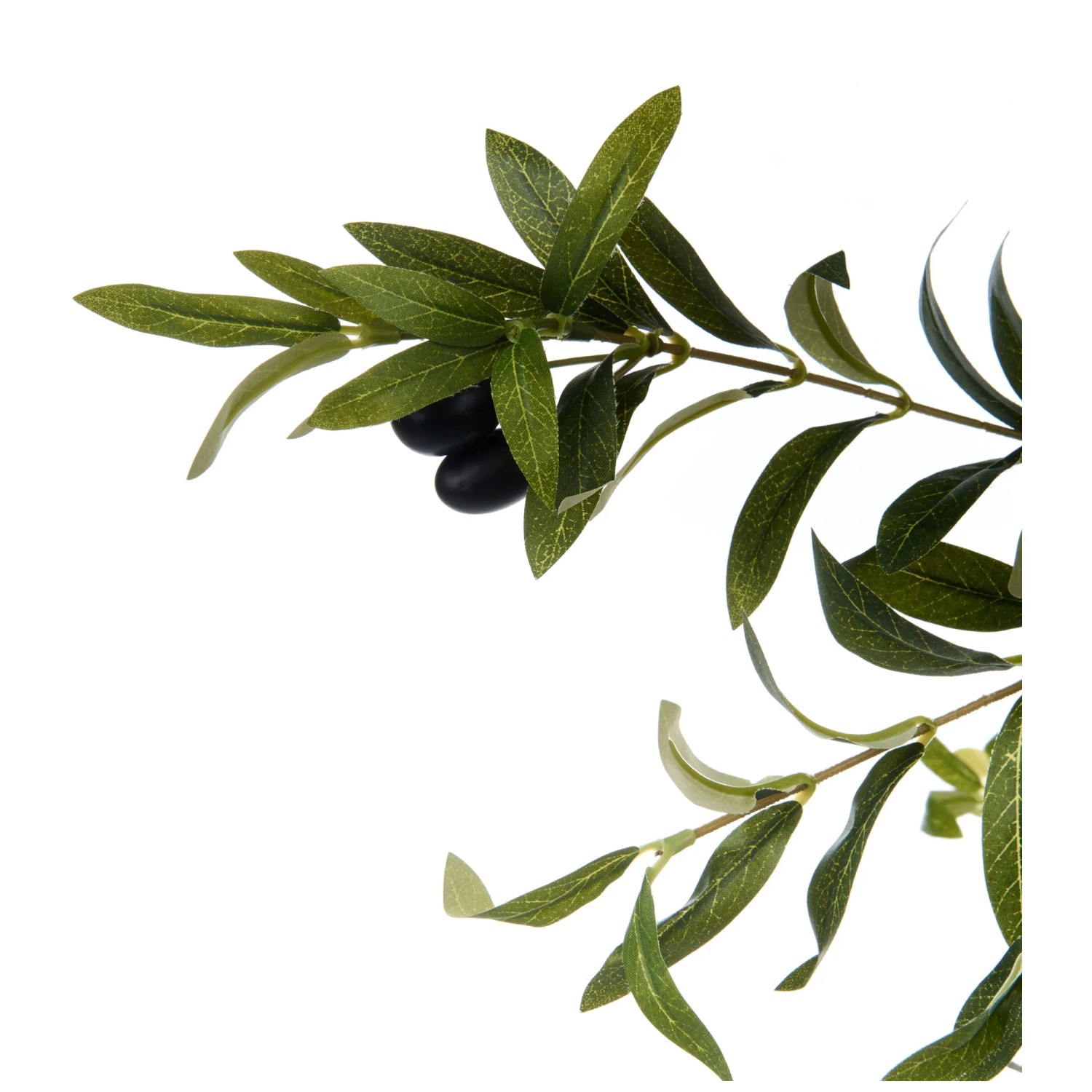 Beliani Kunstpflanze Olive Tree Grün Höhe 178 cm