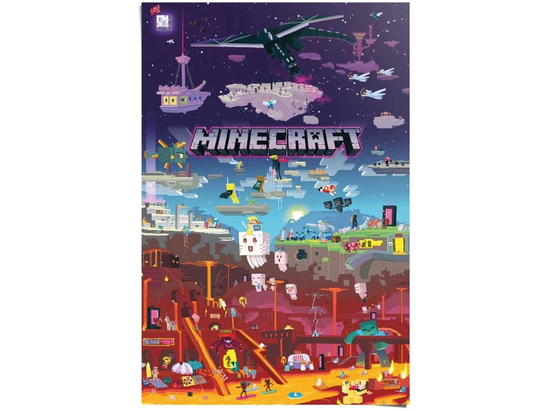 Maxiposter Minecraft - world beyond 61 x 91,5 cm kaufen bei OBI