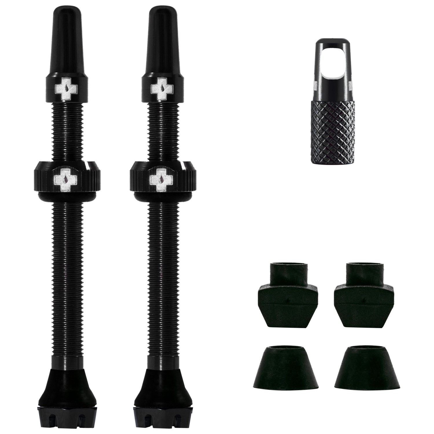 Muc-Off Ventil-Kit Tubeless Valve Kit V2 Schwarz 60 mm kaufen bei OBI