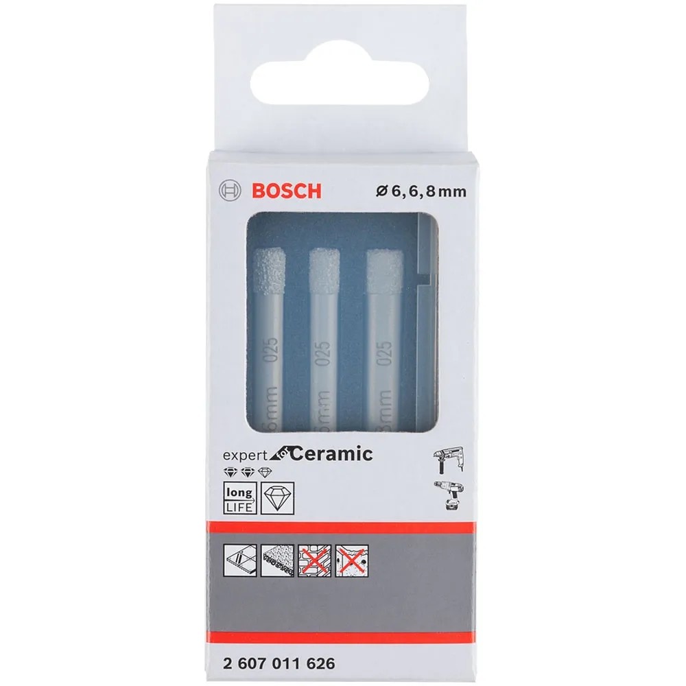 Bosch Diamantbohrer-Set Expert for Ceramic 6 - 8 mm / 3-tlg. kaufen bei OBI