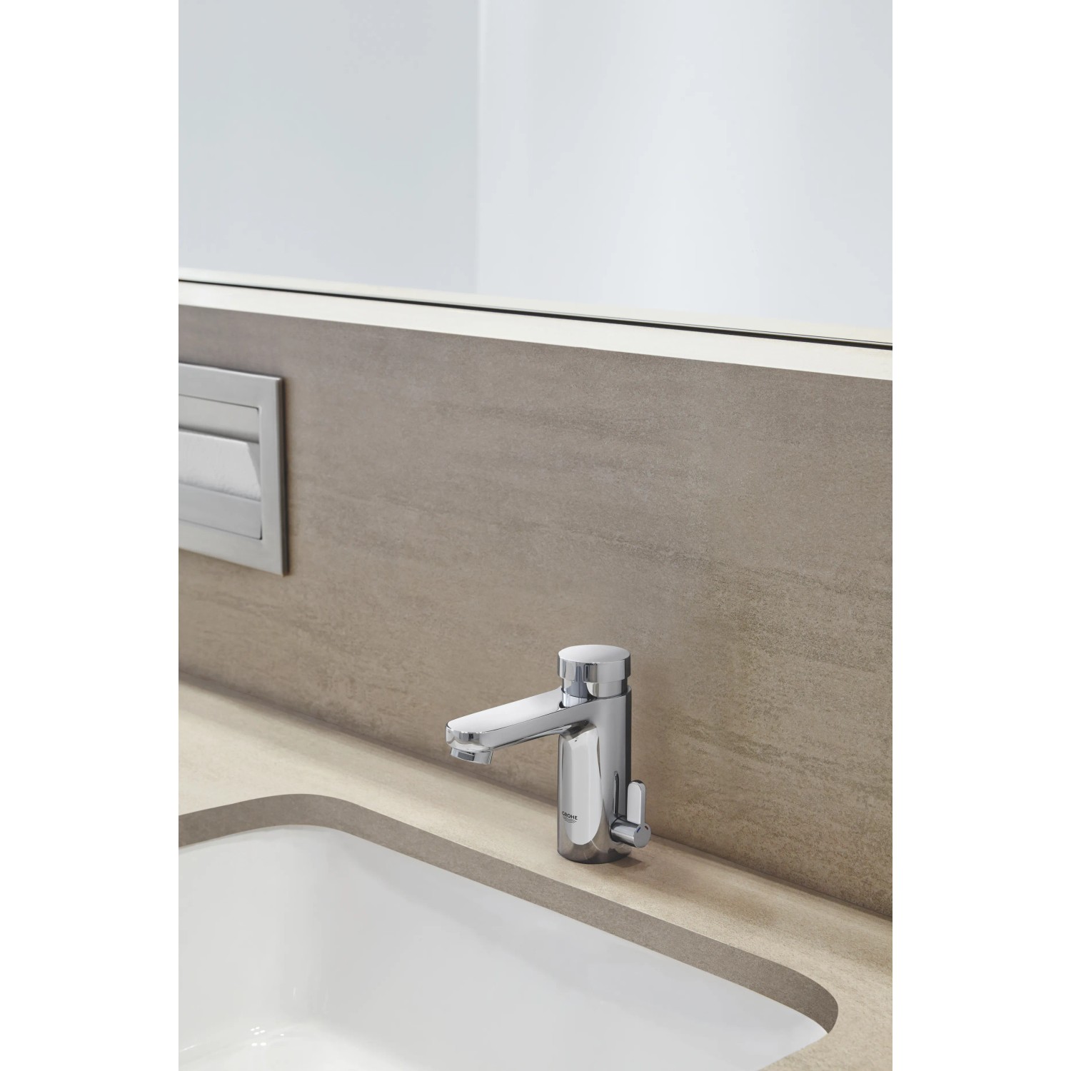 Grohe Waschtischarmatur Eurosmart CT selbstschliessend