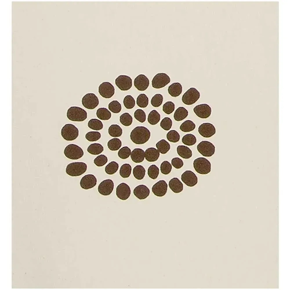 Spirella Duschvorhang Tribal Baumwolle-Polyester Beige-Braun 180 x 200 cm