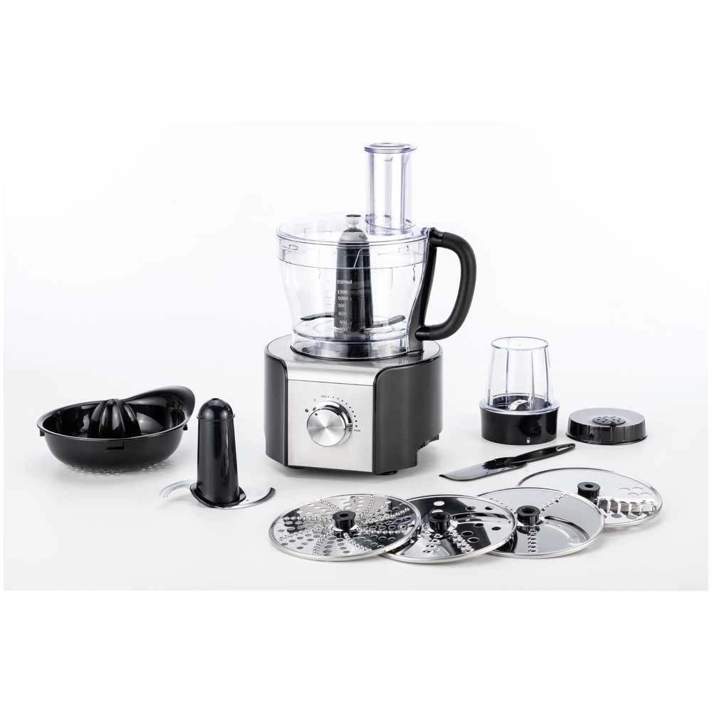 Küchenmaschine Food Processor Schwarz-Chrom 800 W kaufen bei OBI