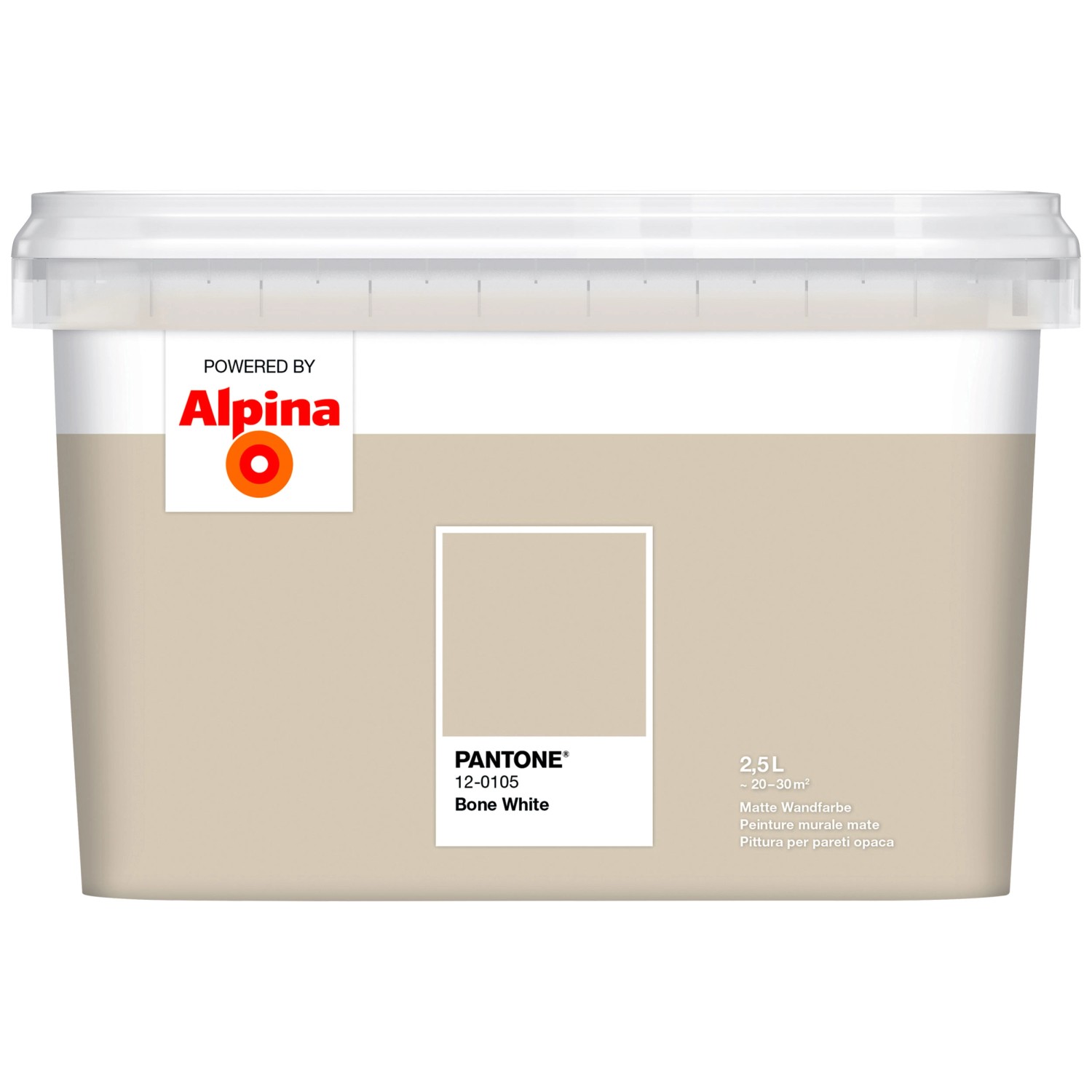 Alpina Innenwandfarbe Pantone® Bone White matt 2,5 l kaufen bei OBI