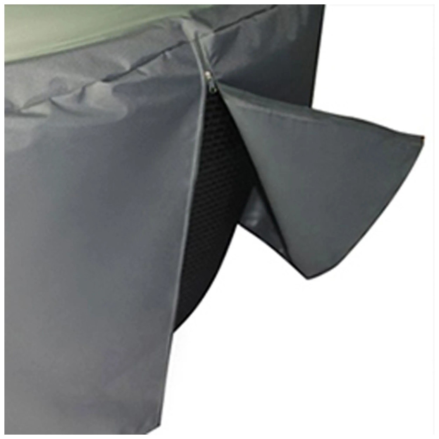 Beliani Housse Chuva Gris (HxlxP) 75 x 170 x 160 cm