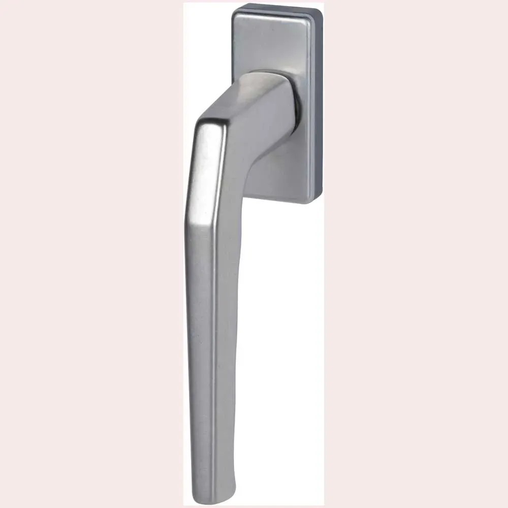 Alpertec Fenstergriff Alu F1 mit 35-mm-Stift Silber