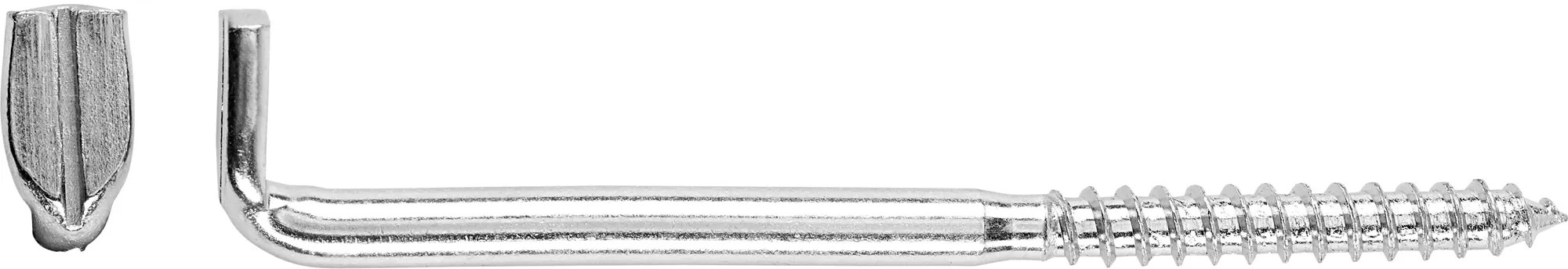 LUX Gond à visser avec fente galvanisé Ø 5,8 x 100 mm / 8 pcs