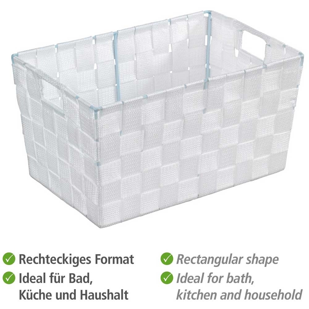 Badkorb Adria S Weiss 30 x 20 cm kaufen bei OBI