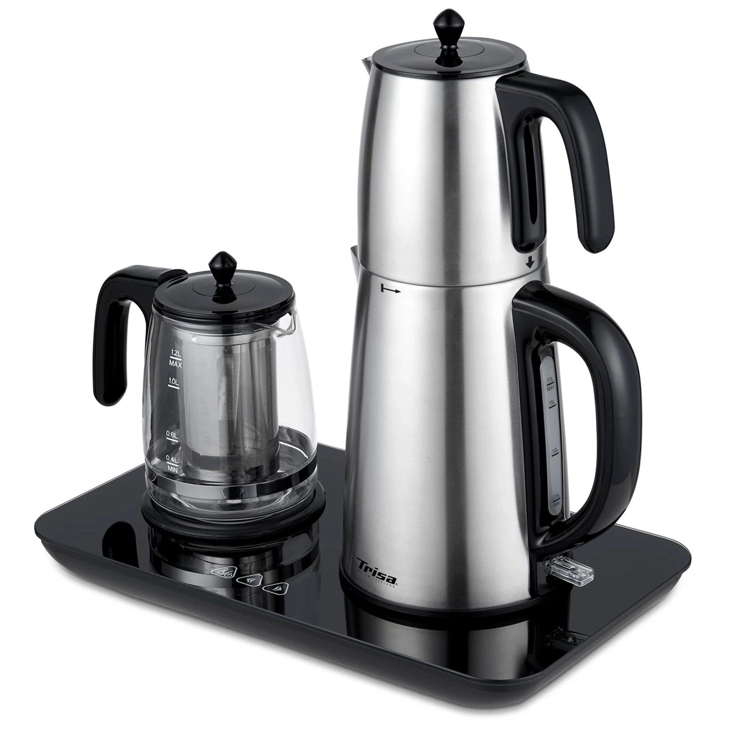 Trisa Wasserkocher-Set Tea Time Party Edelstahl 3-tlg. kaufen bei OBI