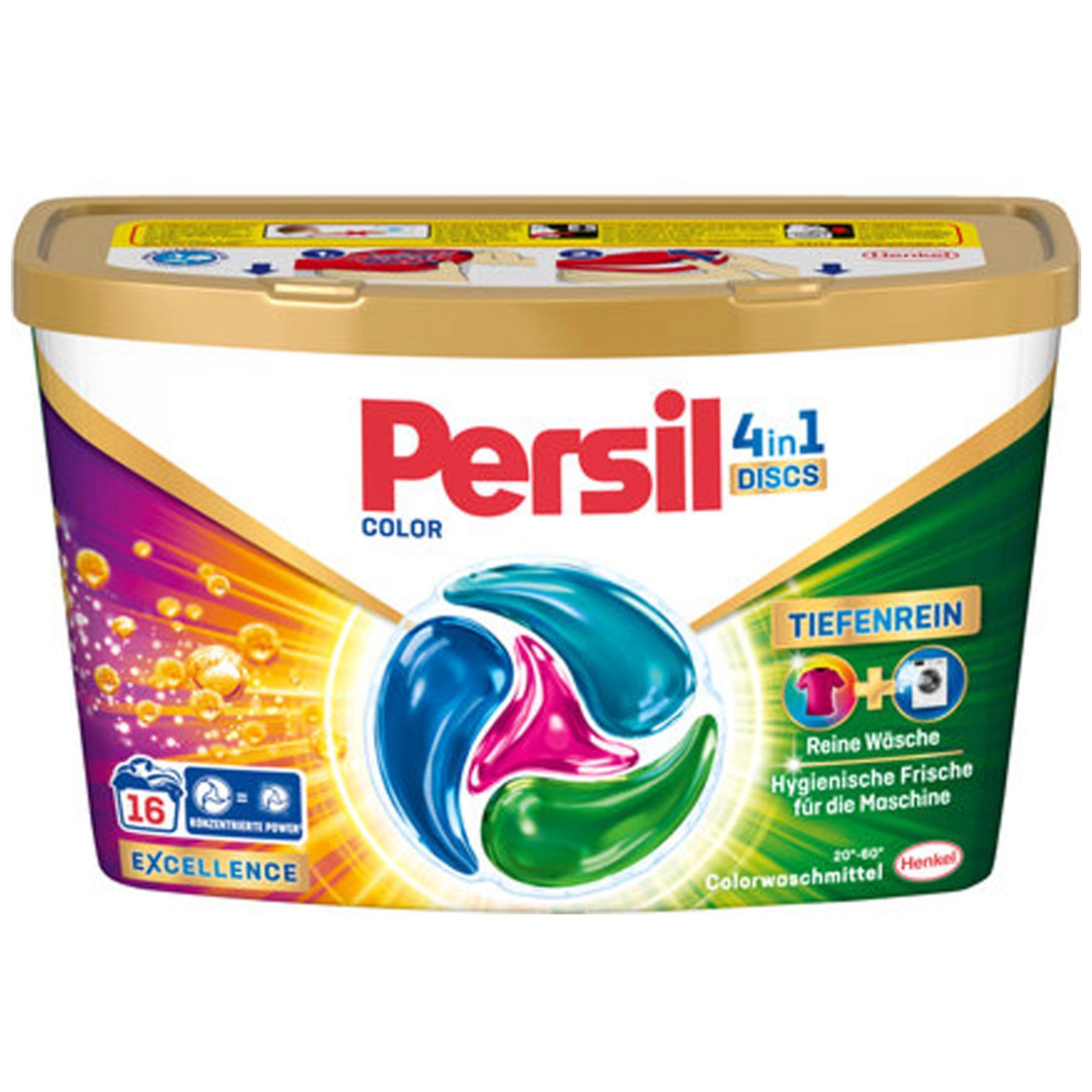 Persil Color Lessive couleur 4en1 Discs 16 WL