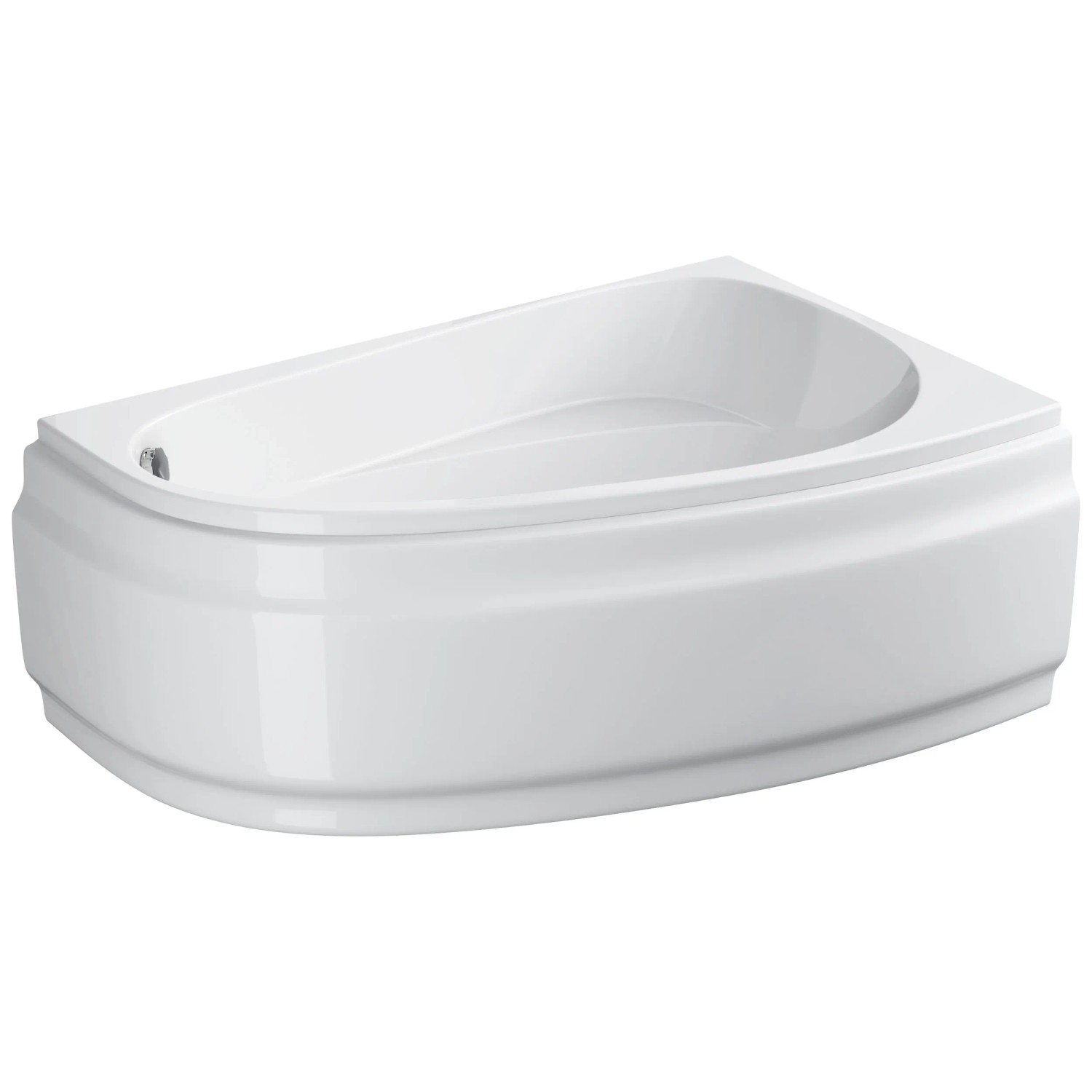 Cersanit Badewanne Joanna Acryl Weiss asymmetrisch links 150 x 95 cm ...