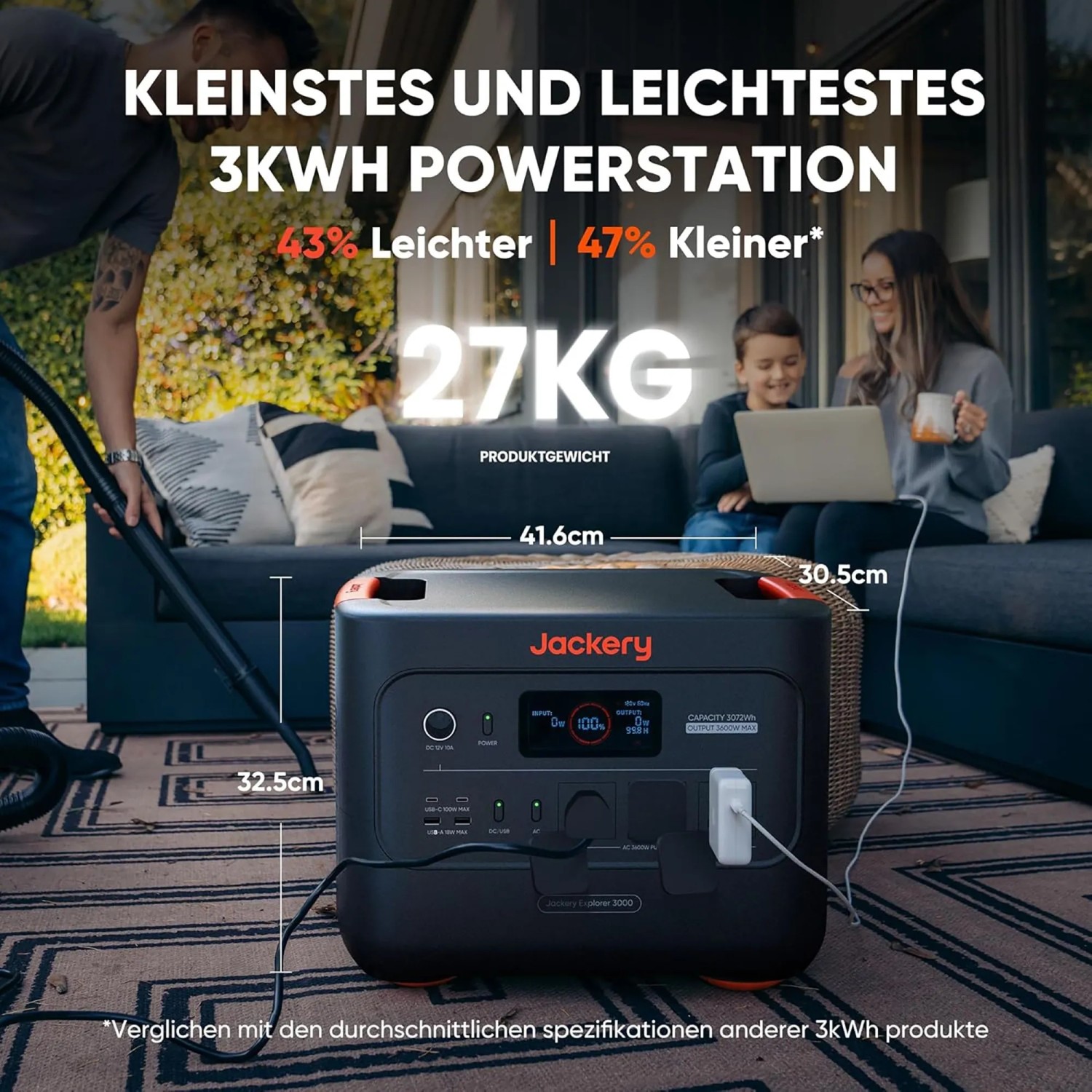 Powerstation E3000 v2 capacité 3072 Wh