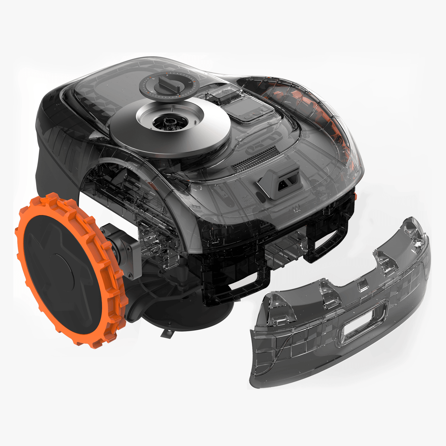 Segway Mähroboter Navimow i105E ohne Begrenzungskabel für Mähfläche 500 ...