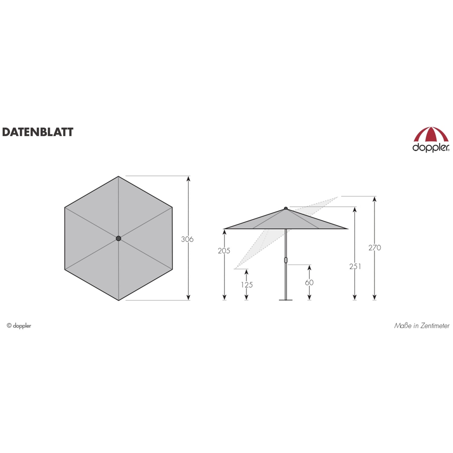 Sonnenschirm Expert Auto Tilt 320 Natur kaufen bei OBI