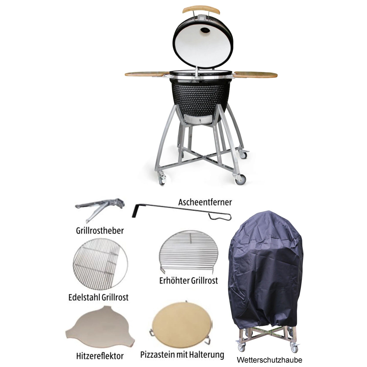 Buschbeck Keramikgrill Kamado XL Set 8-tlg. kaufen bei OBI