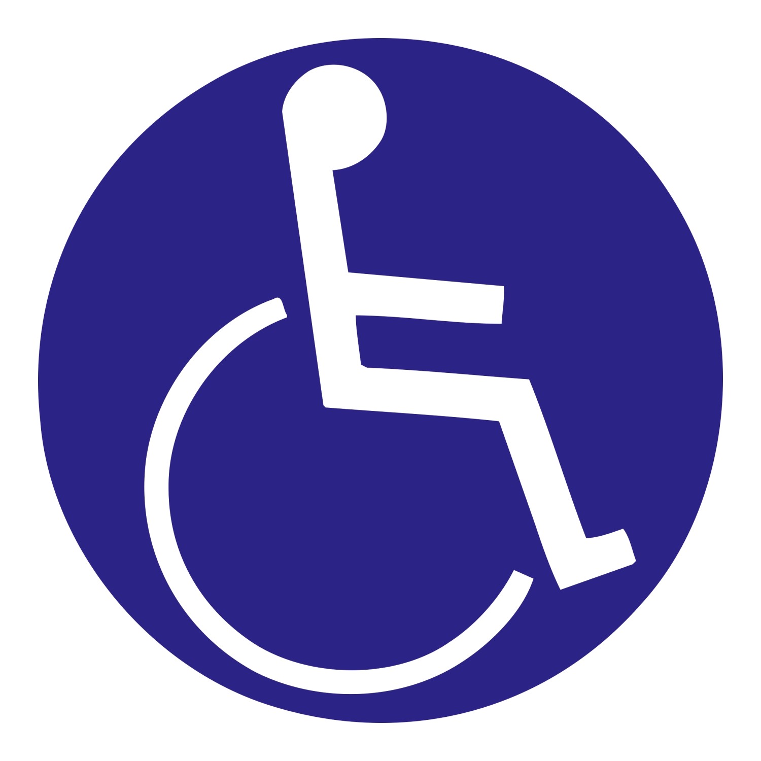 Autocollant Symbole de handicapé