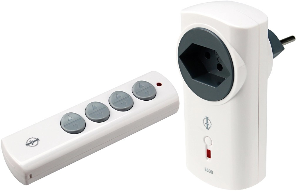 Intertechno Funk Adapter Schalter mit Handsender 2'300 W Weiss kaufen ...