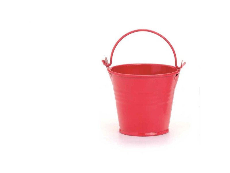 Eimer aus Metall Rot Ø 70 cm / Höhe 80 cm kaufen bei OBI