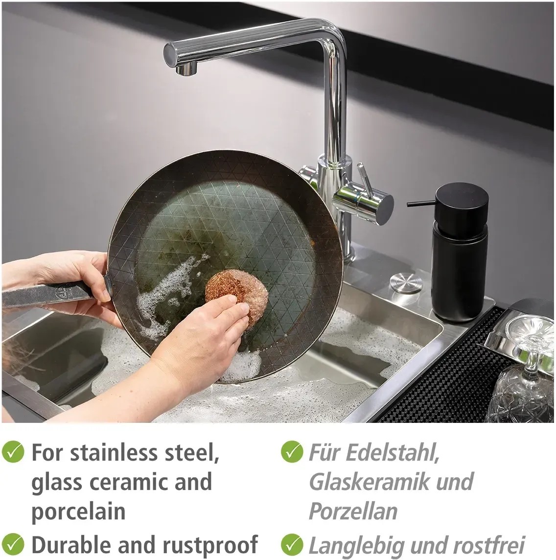 Wenko Black Outdoor Kitchen Kupfer-Putzlinge Cobi 2 Stk. kaufen bei OBI