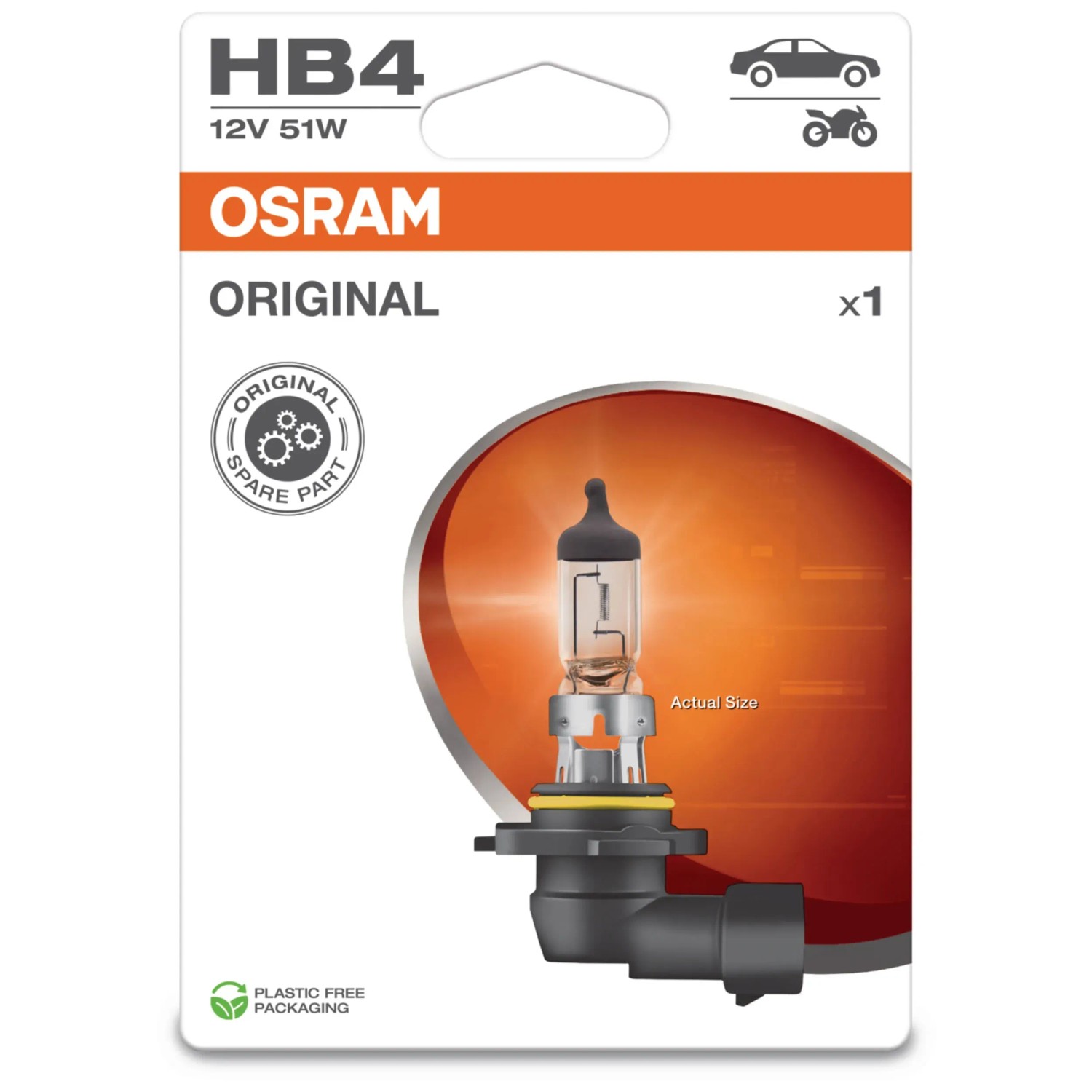 Osram Halogen-Autolampe Original HB4