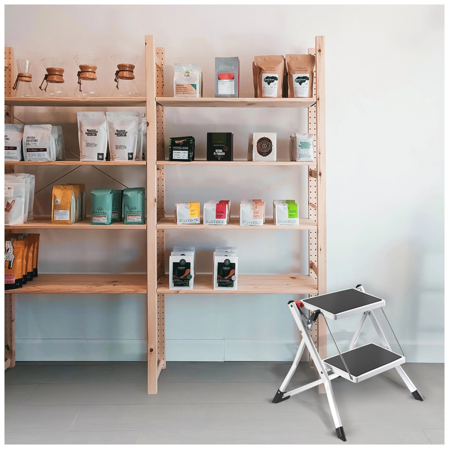 MSV Trittleiter 2 Stufen klappbar kaufen bei OBI