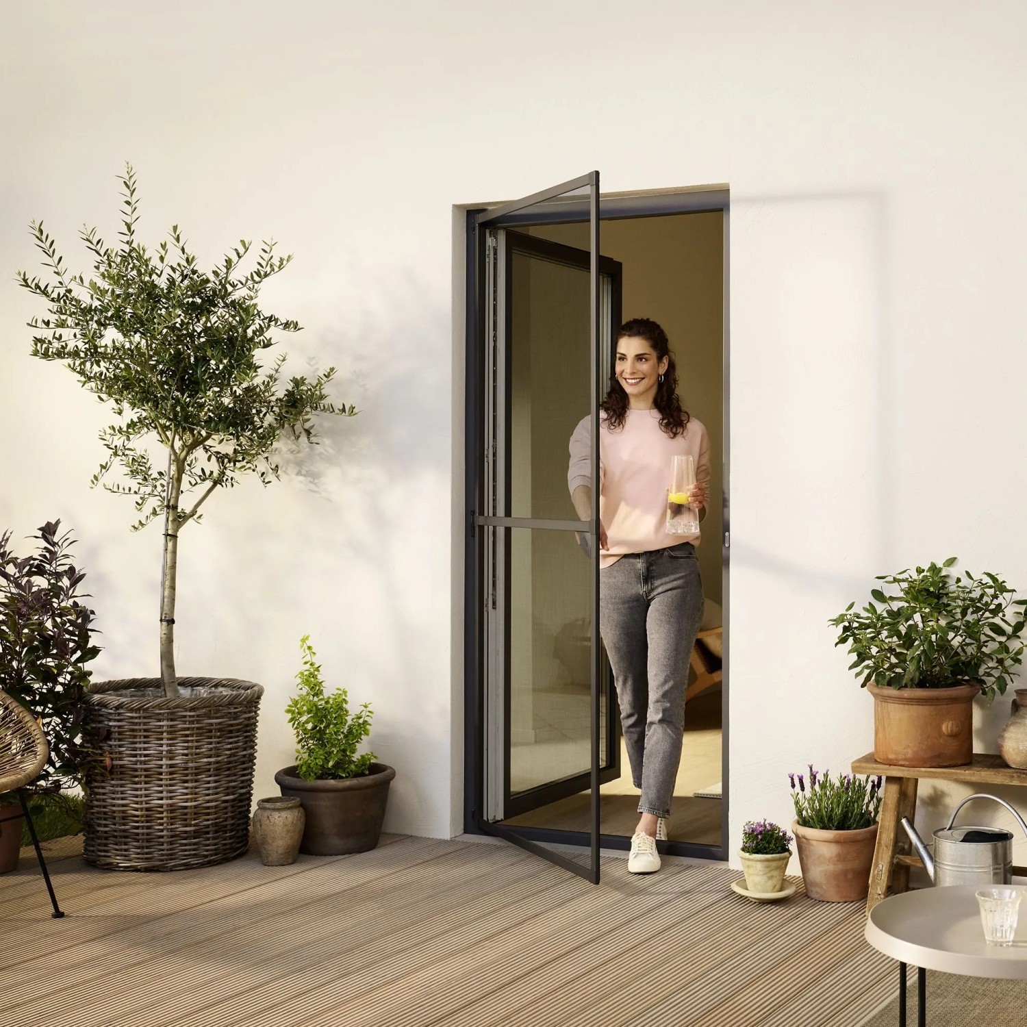 Elegantes Fliegengitter Balkontr Aldi Bilder