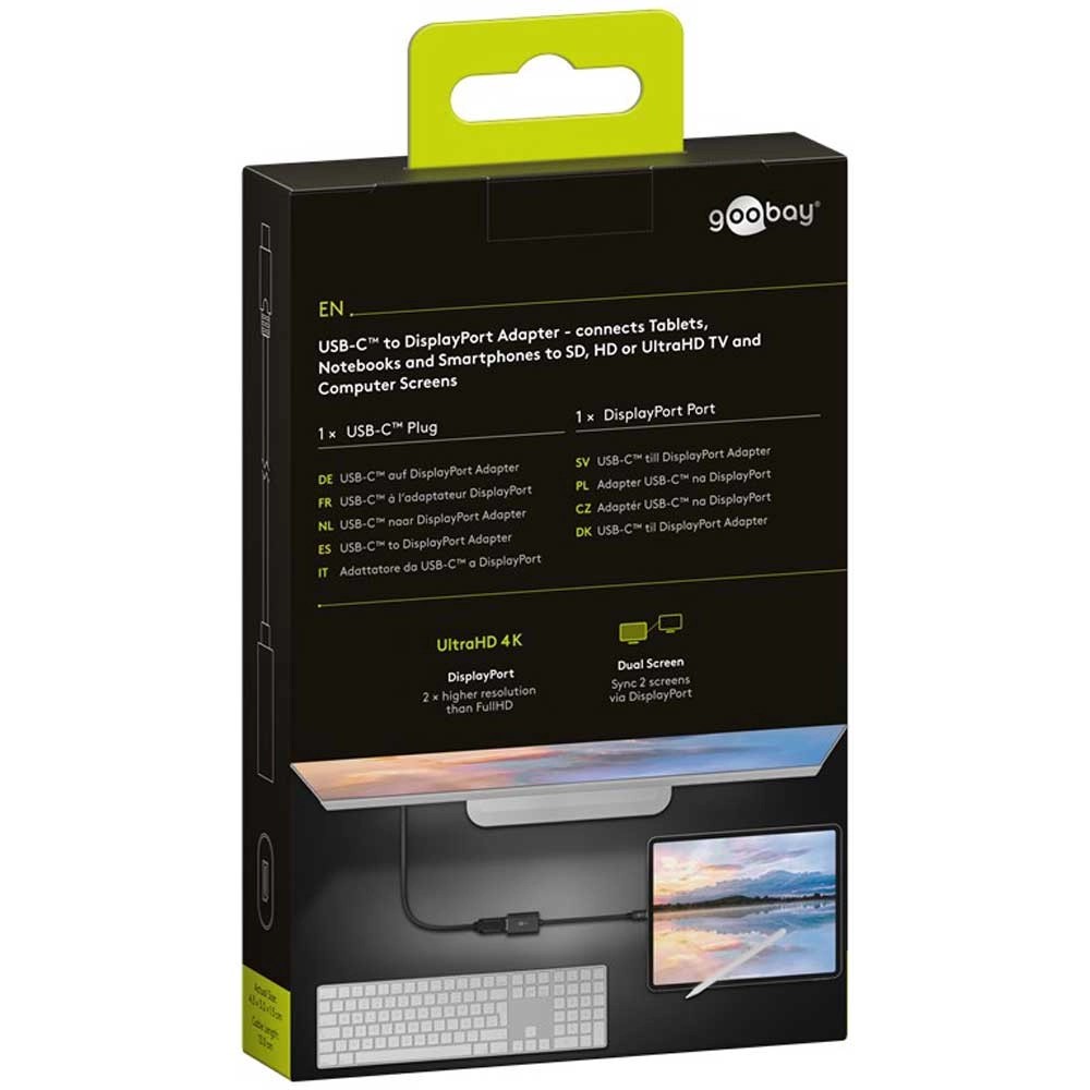 Adapter USB-C™ auf DisplayPort™ Schwarz kaufen bei OBI