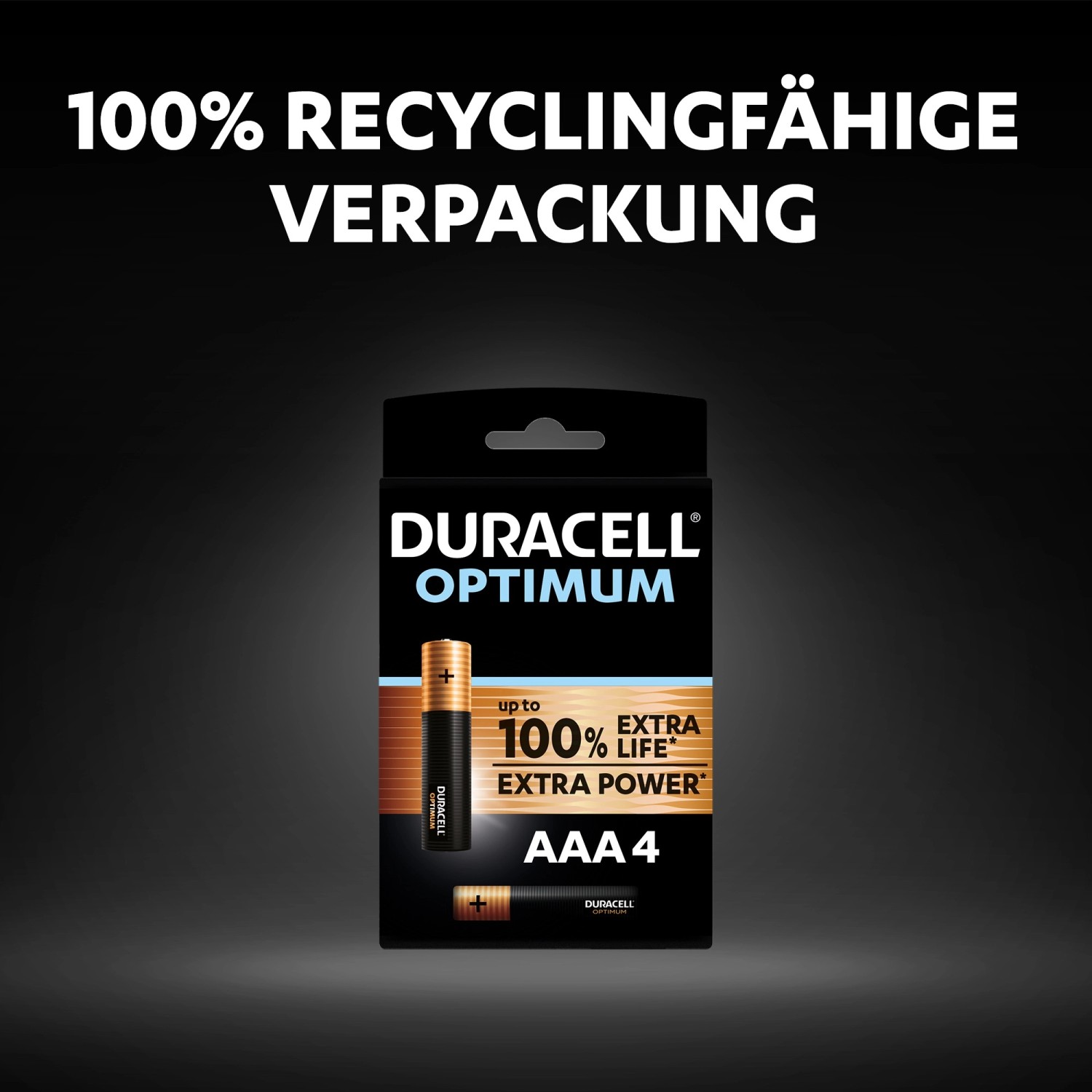Duracell Optimum Batterien AAA 1,5V MN2400/LR03 4er Pack kaufen bei OBI