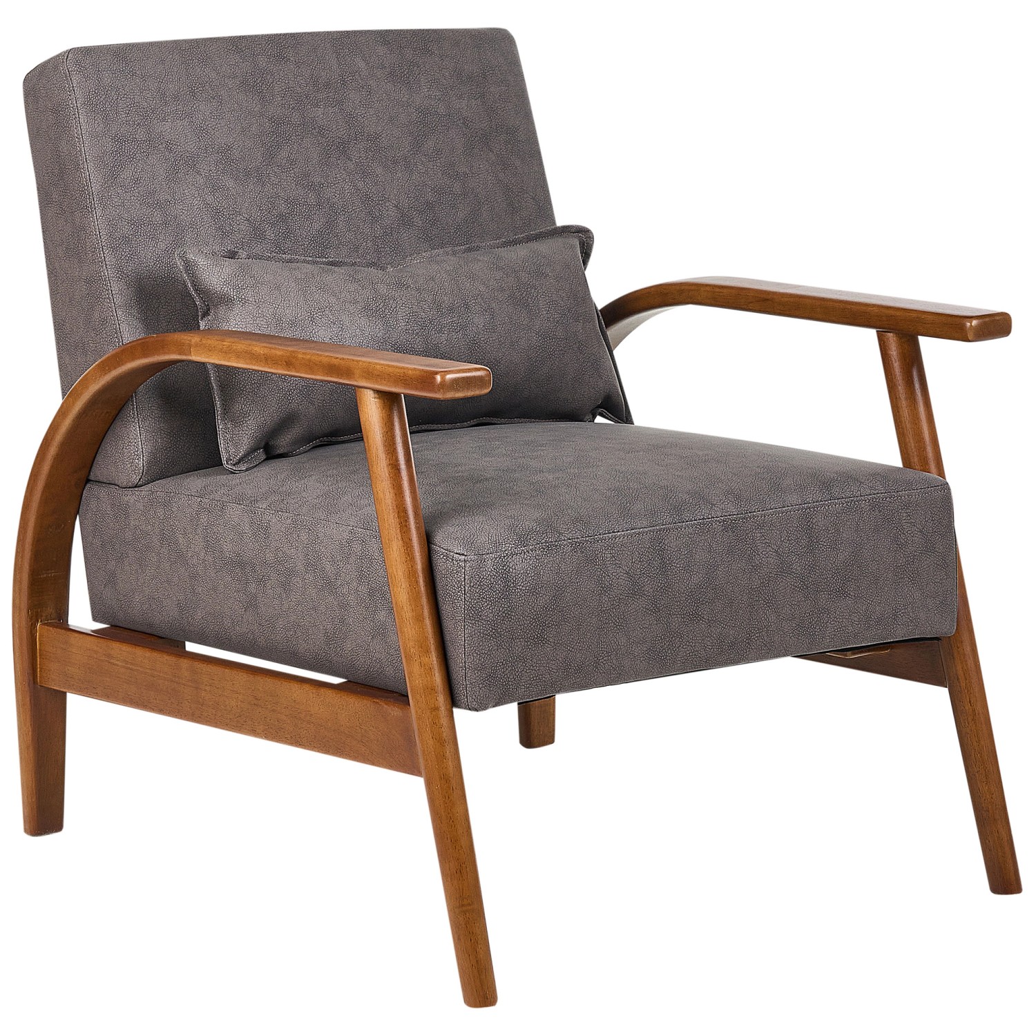 Beliani Sessel Skara Kunstleder Grau kaufen bei OBI