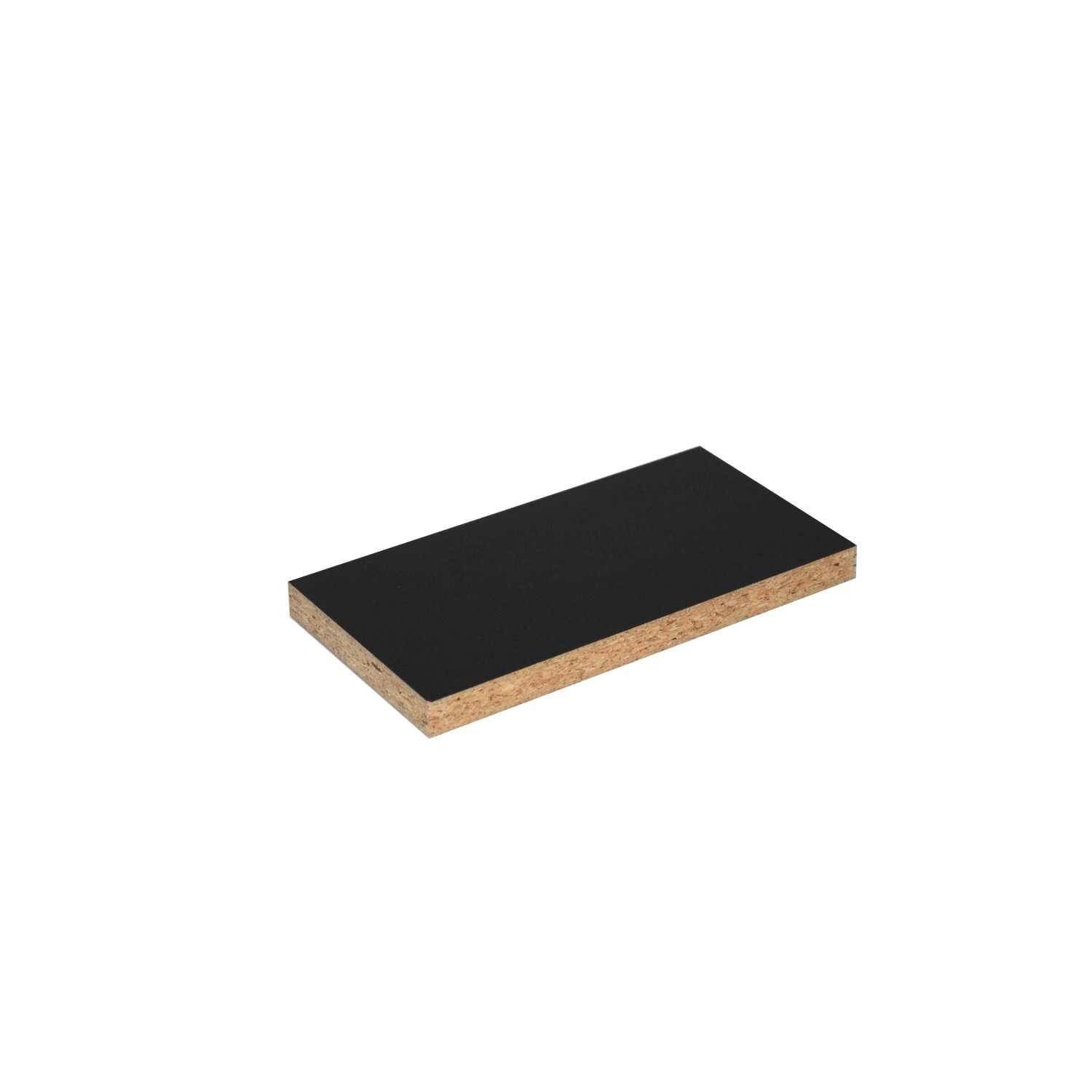 Spanplatte P2 U190PE FSC® Schwarz Stärke 19 mm