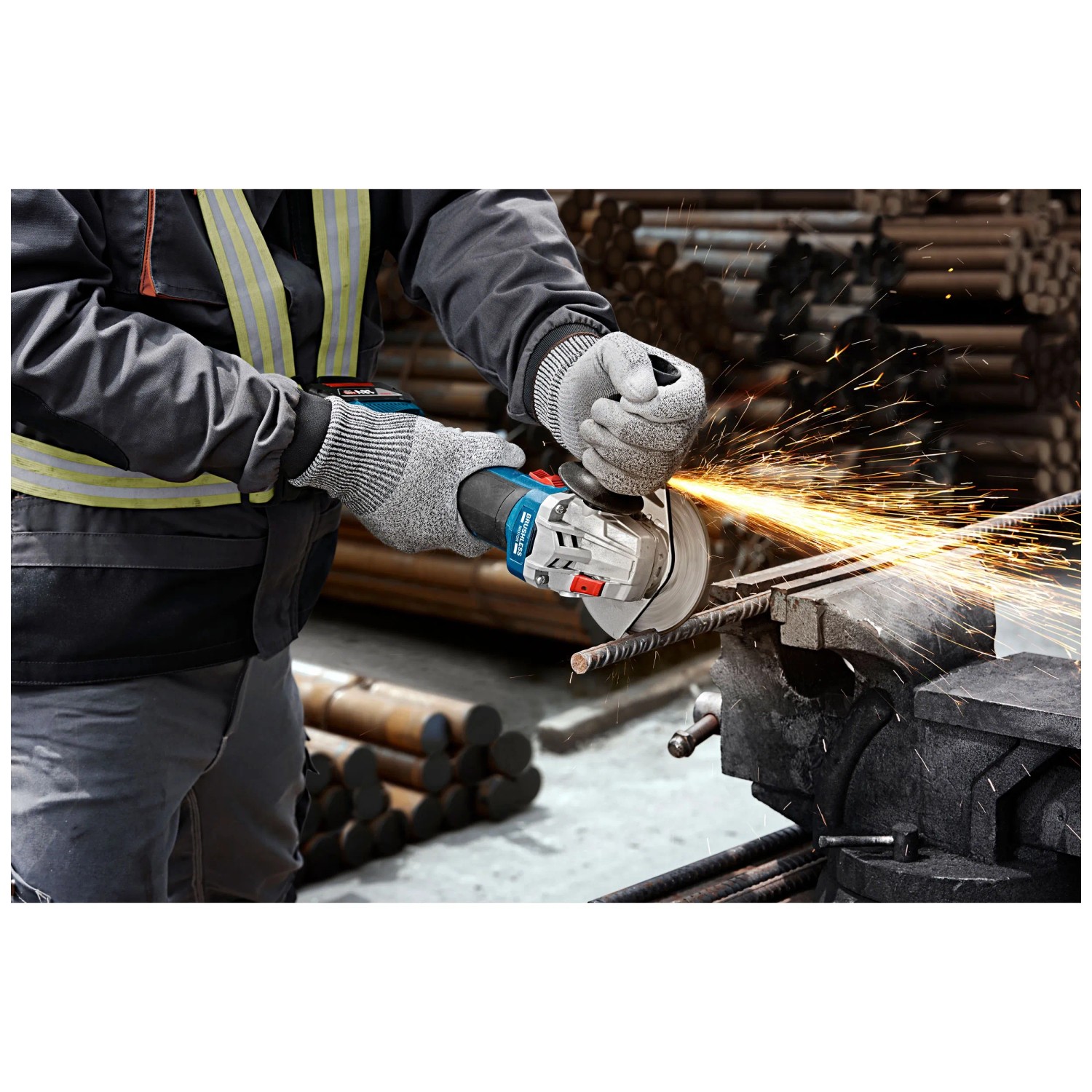 Bosch Professional Akku-Winkelschleifer GWS 18V-8