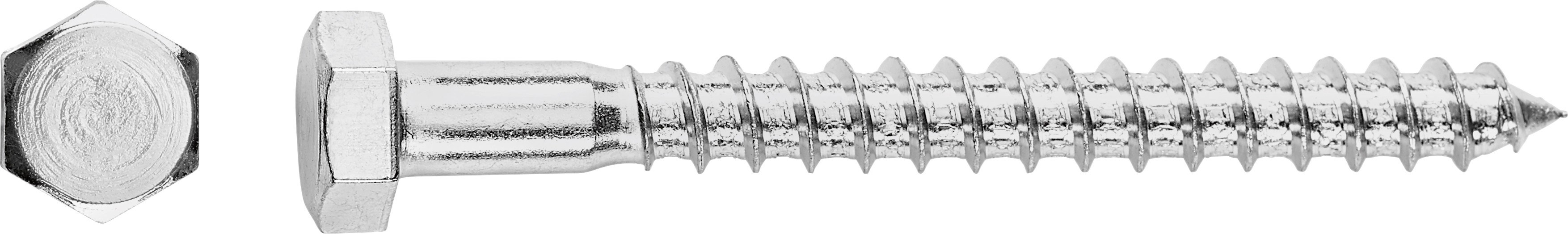 Holzschraube Sechskantkopf DIN 571 Ø 12 x 80 mm Stahl 1 Stk. kaufen bei OBI