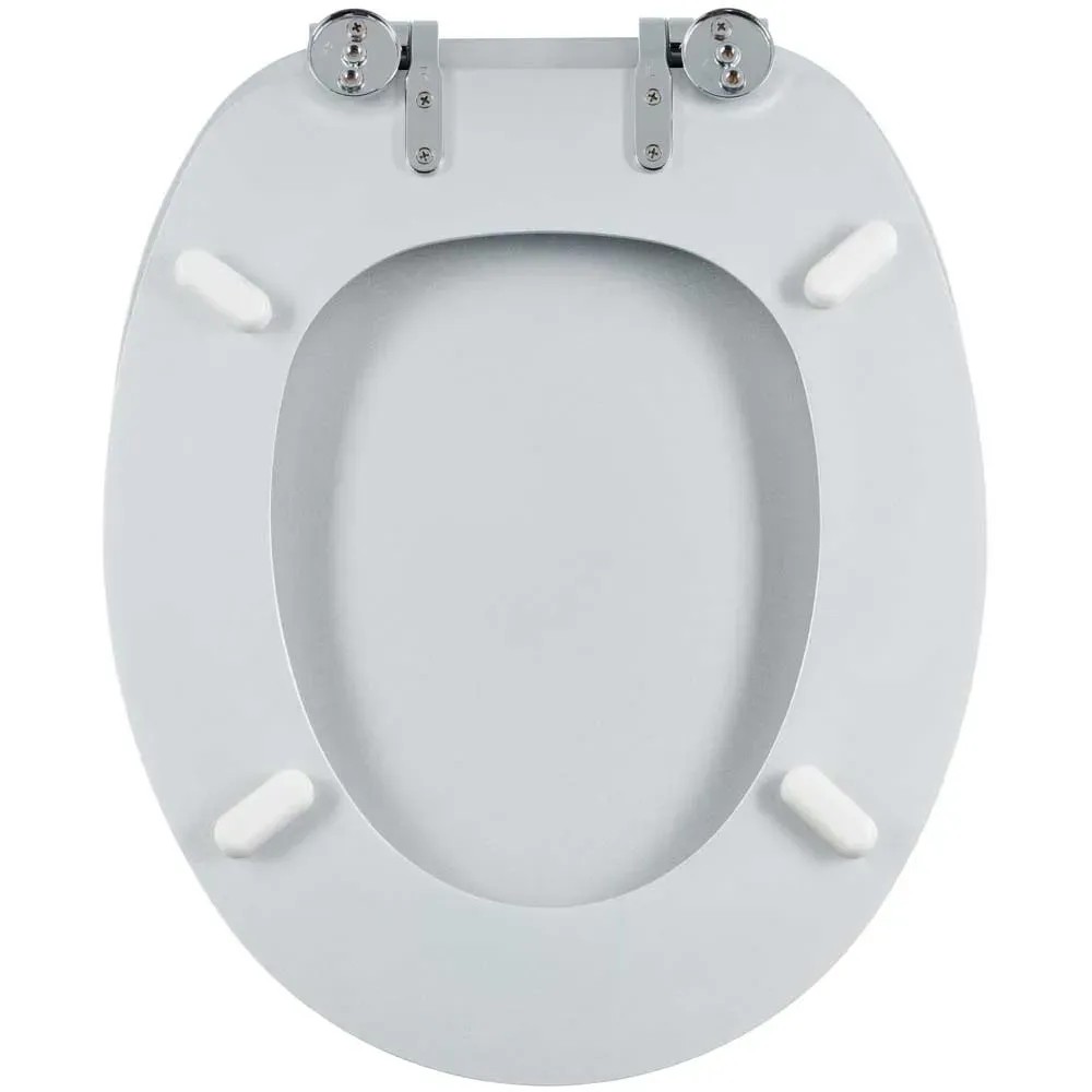 Diaqua® WC-Sitz Race MDF Silber mit Absenkautomatik kaufen bei OBI