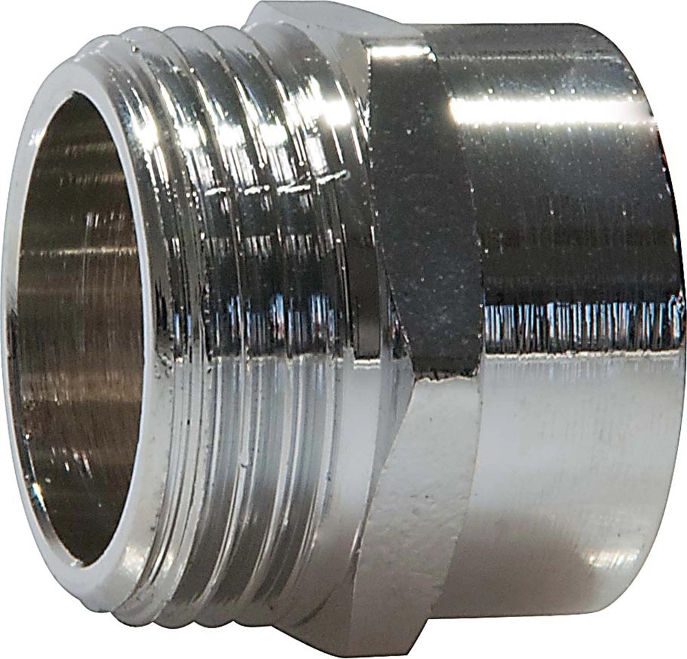 Gewinde-Reduziernippel Messing verchromt 26,4 mm (R 3/4) x 18,6 mm (Rp 1/2) kaufen bei OBI