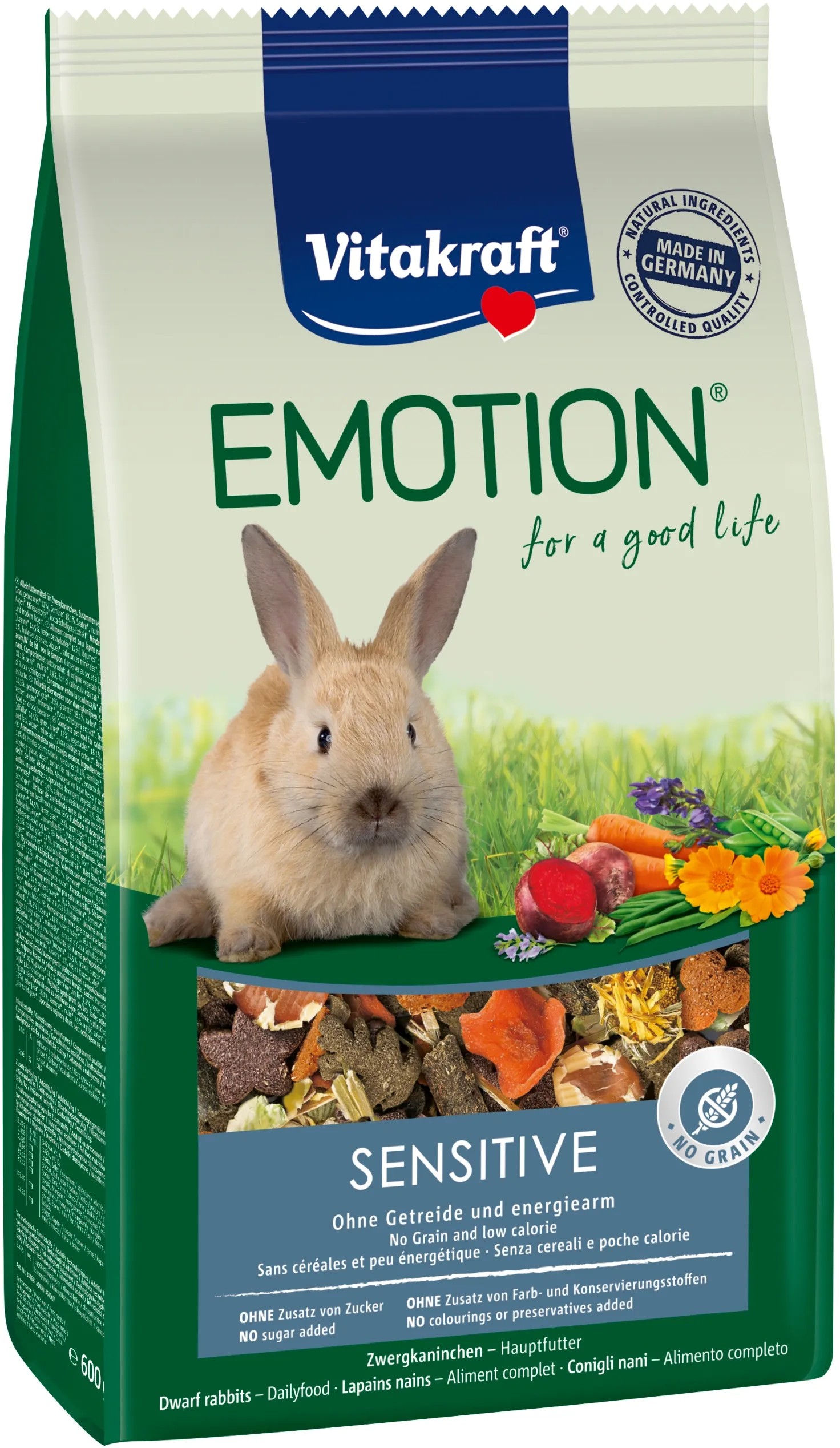 Vitakraft Kaninchenfutter Emotion Sensitive 600 g kaufen bei OBI