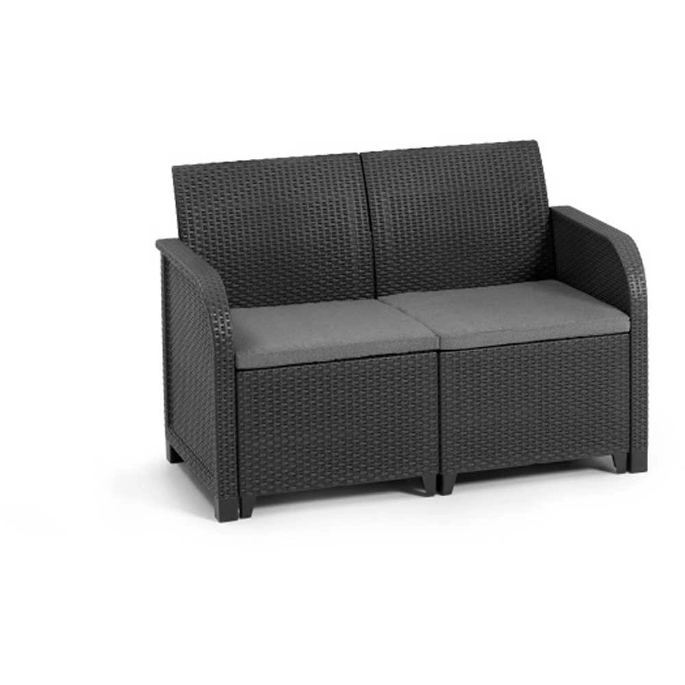 Keter Lounge-Set Rosalie Graphitgrau 4-tlg. kaufen bei OBI