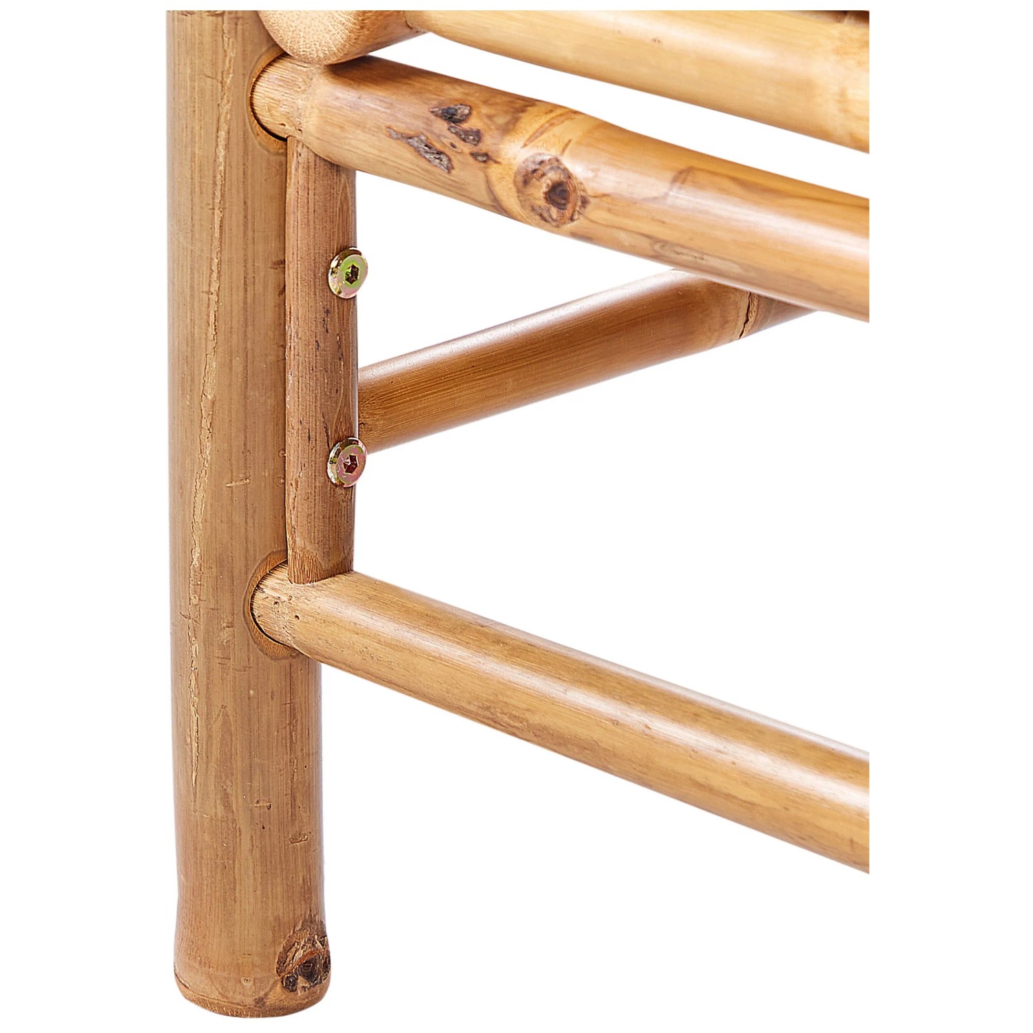 Beliani Couchtisch Cerreto Bambusholz Braun (HxBxT) 20 x 64 x 55 cm