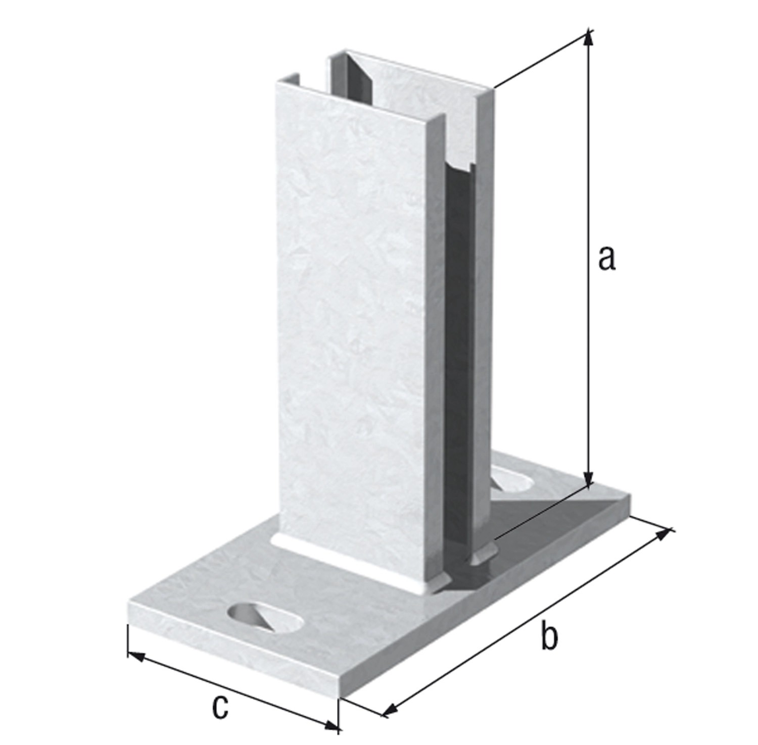 GAH-Alberts Pfostenträger für Zaunpfosten feuerverzinkt kaufen bei OBI