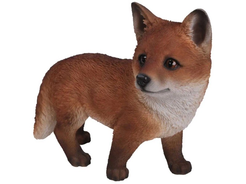 Vivid Arts Fuchs stehend Braun (HxBxT) 22,5 x 27,5 x 13,7 cm kaufen bei OBI