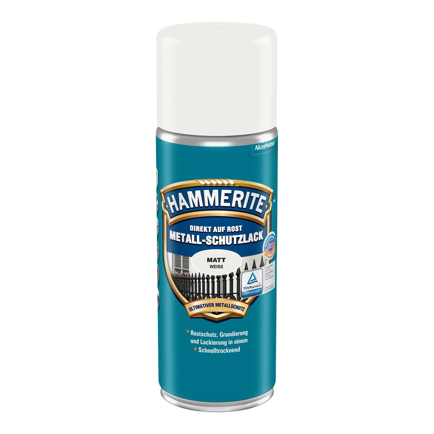 Hammerite Metall-Schutzlack Spray Weiss matt 400 ml kaufen bei OBI