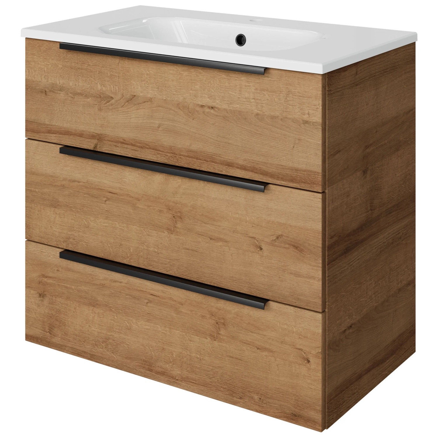 Pelipal Mobile sottolavabo Quantum 07 rovere Riviera 3 cassetti ...