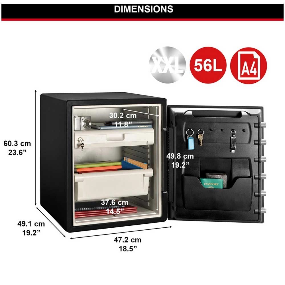 Master Lock Sicherheitstresor LFW205FYC (HxBxT) 60,3 x 47,2 x 49,1 cm ...